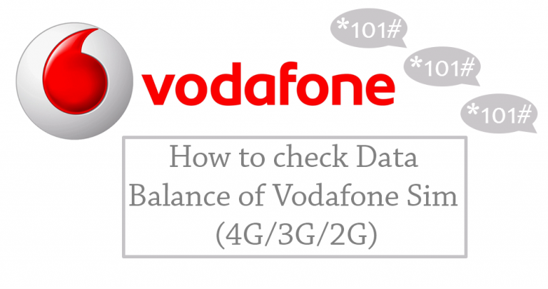 How to Check Balance Vodafone - 2G/3G/4G Data & Validity in Assam
